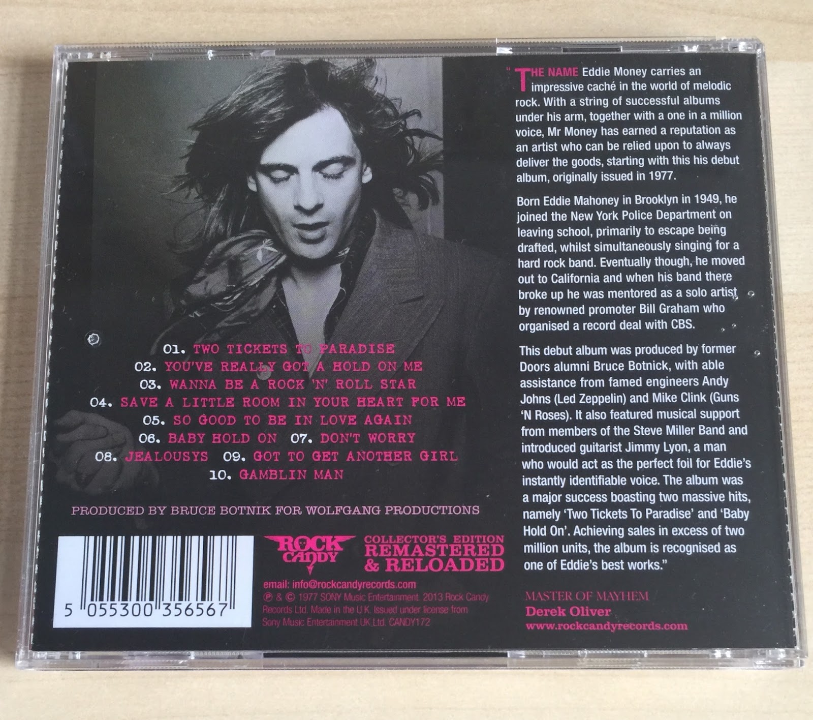 Sounds Good, Looks Good...: "Eddie Money" by EDDIE MONEY (January 2013 ...