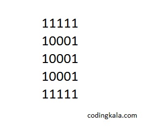 Number Pattern 57 - Rectangle pattern in C programming - prograwing.com