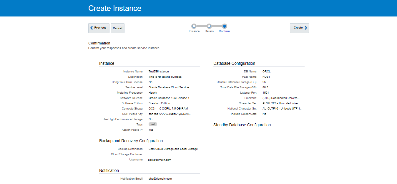 Create An Oracle Database Cloud Service Instance Techsupper 1493