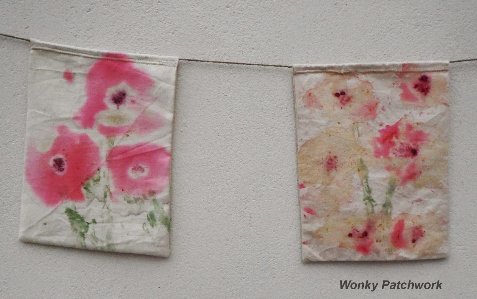 Wonky Patchwork: Flower Power Bunting