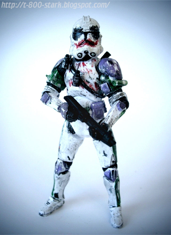 StarscreaM's Treasures: My Custom Joker Clone Trooper Action Figure