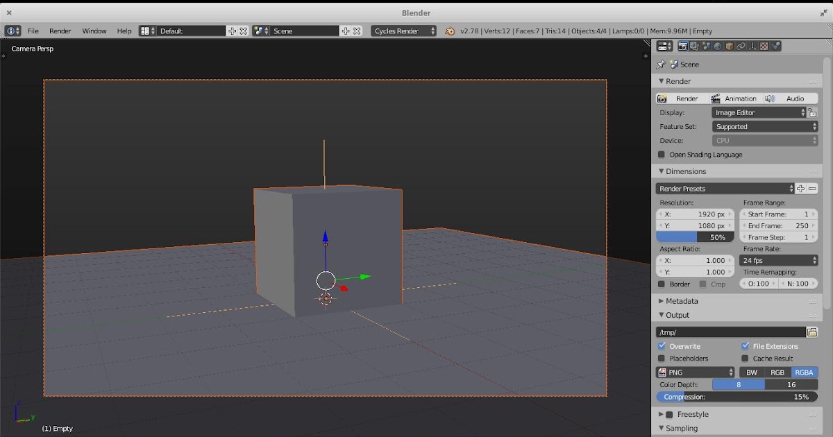 Make A Camera Spin/Rotate Around Animation in Blender! - Unixify