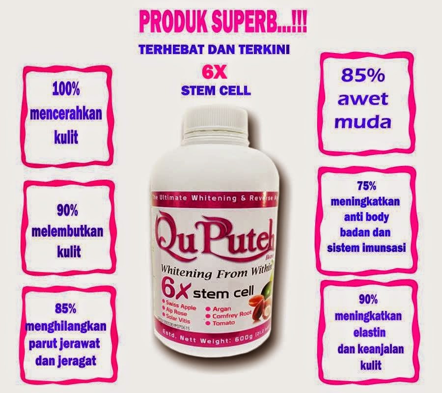 AKIRASOYANISH World: QU PUTEH 6X STEM CELL : VIDA BEAUTY