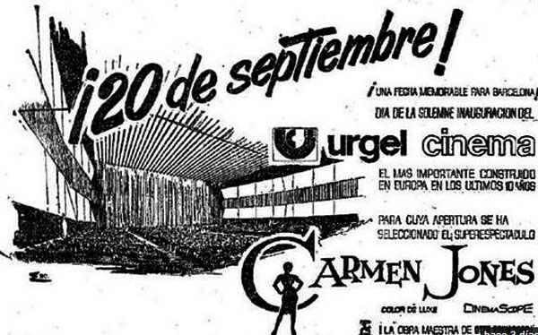 LA PANTALLA MAGICA: CIERRE DEL CINE URGEL DE BARCELONA