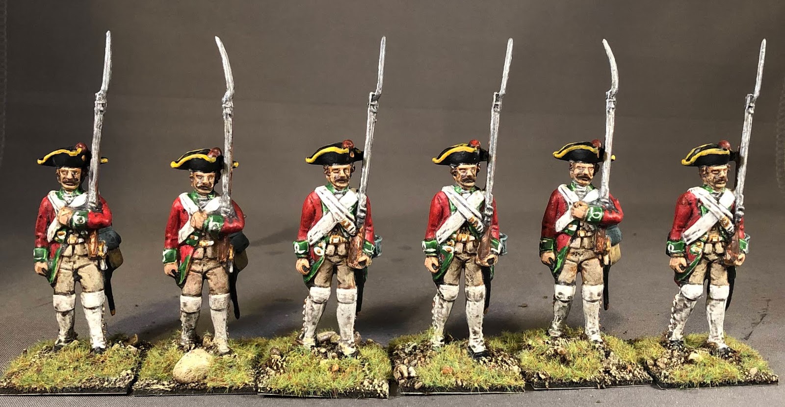 Bob's Miniature Wargaming Blog: 54mm AWI British Guards