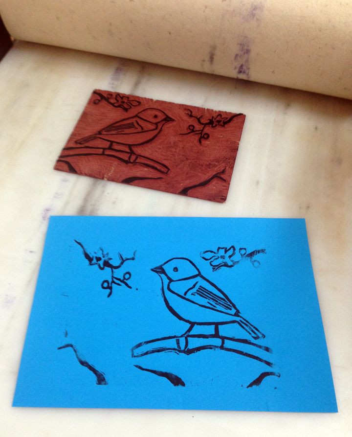 rapincel: LINOGRABADO