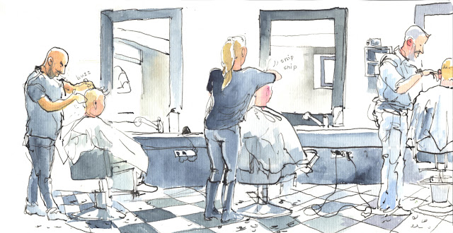 Barbershop Quartet: Sketching People in Motion | Urban Sketchers