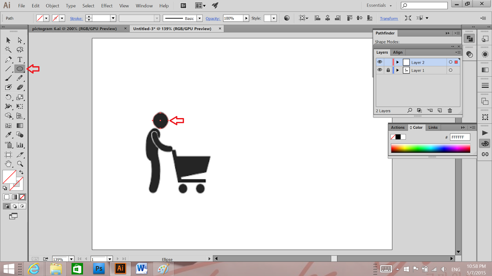 The Sophiee Factory: Week 3 - Task 2 Adobe Illustrator ( Pictograms )