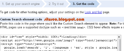 Cara Membuat Dan Memasang Google Custom Search Engine Widget
