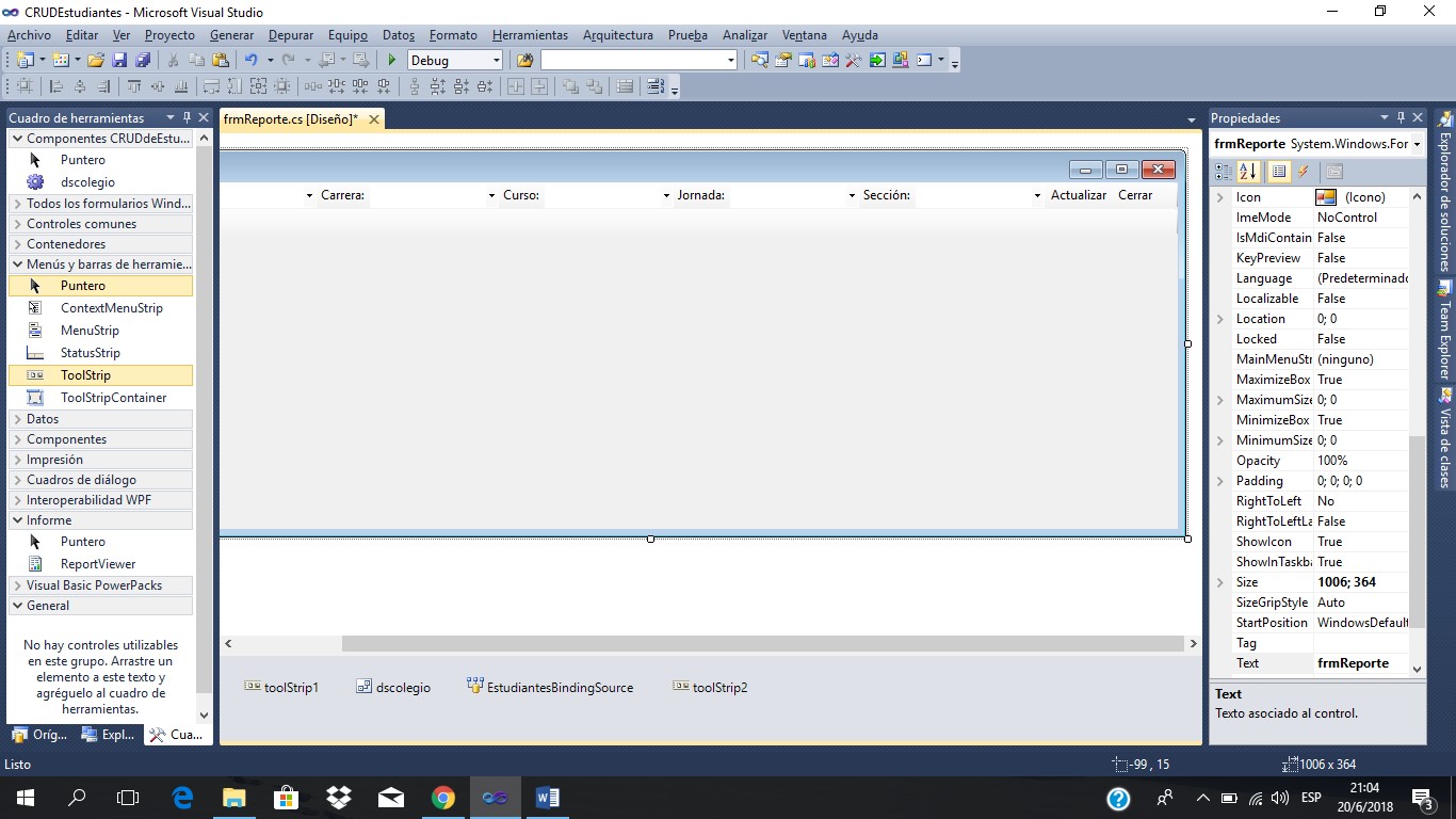 Diseño de un CRUD de Datos de estudiantes con Visual Studio 2010 y ...