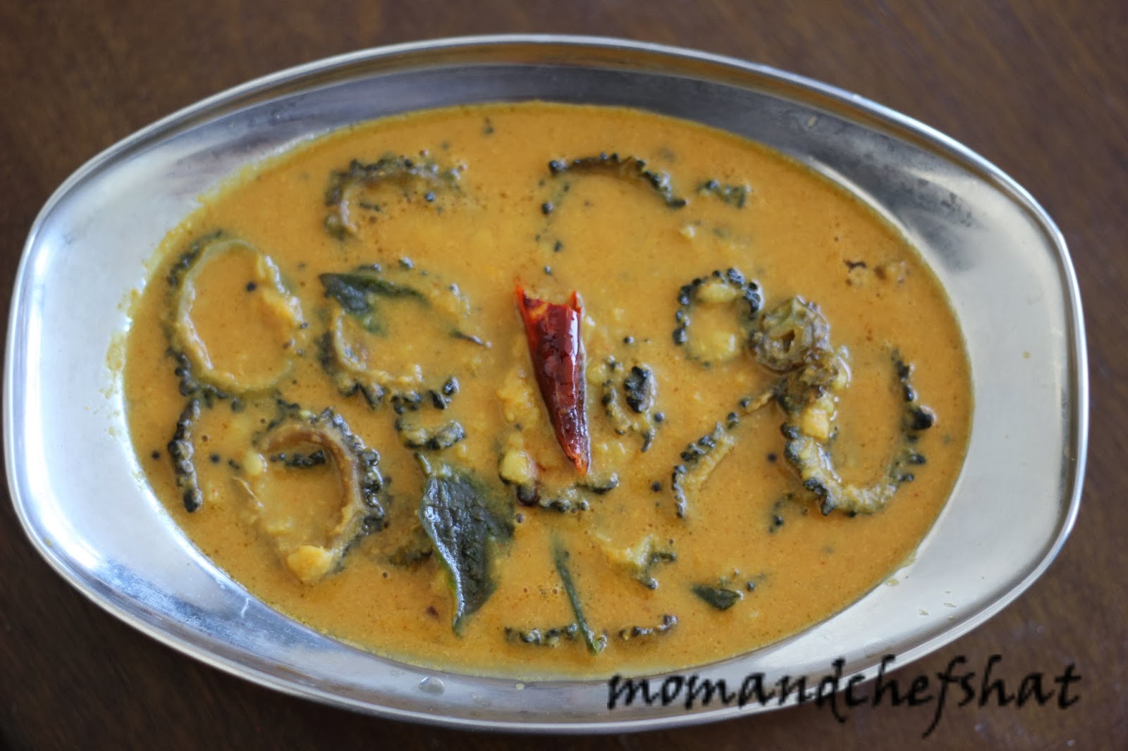 Cooking in mommy's shoes: Pavakka pitlai/Pavakka parippu curry ...