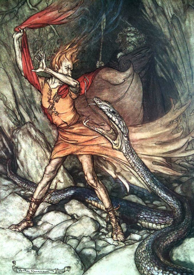 The Wagnerian: The Best Reproductions Of The Rackham Ring Cycle Prints ...