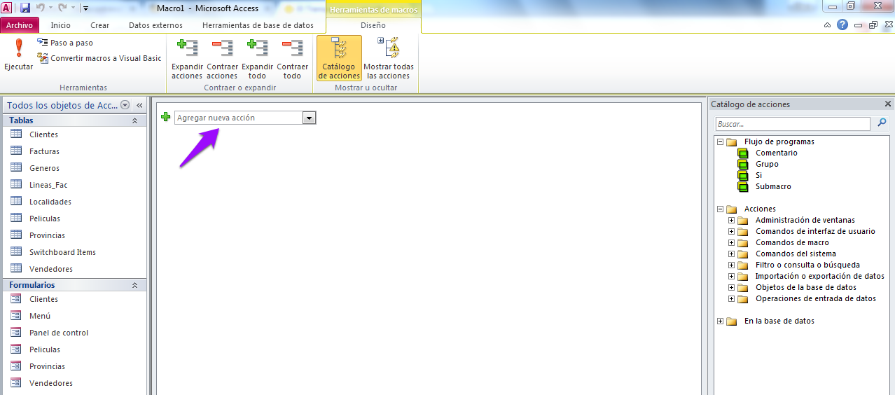 Mi Blog de Informática : Macros en Access