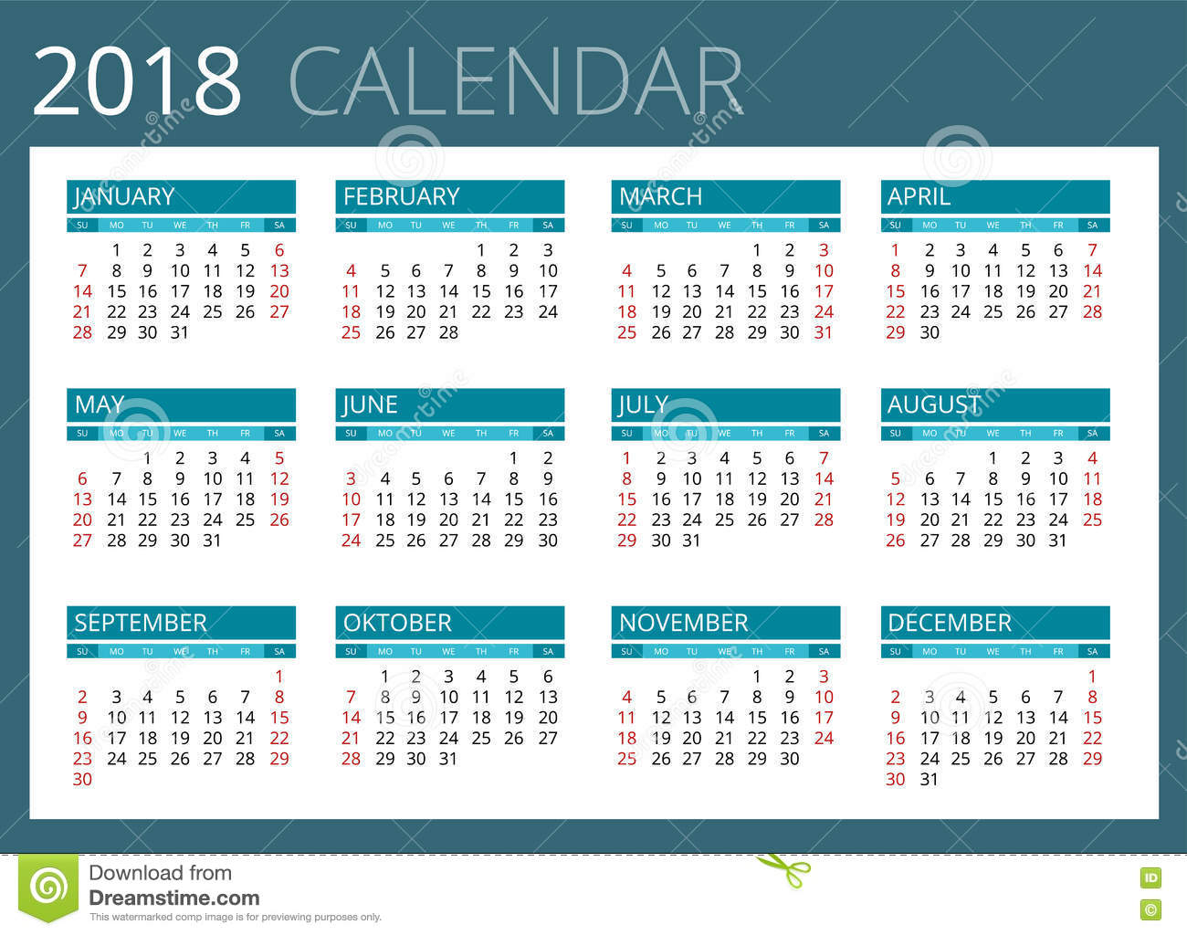 Download File CorelDraw Kalender 2018 Masehi 1439 Hijriyah Lengkap ...