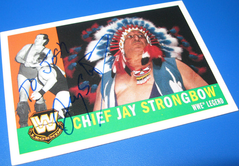 J\/\/s Wrestling Memorabilia: A Rock, A Brock, A Lord, & An Indian Chief