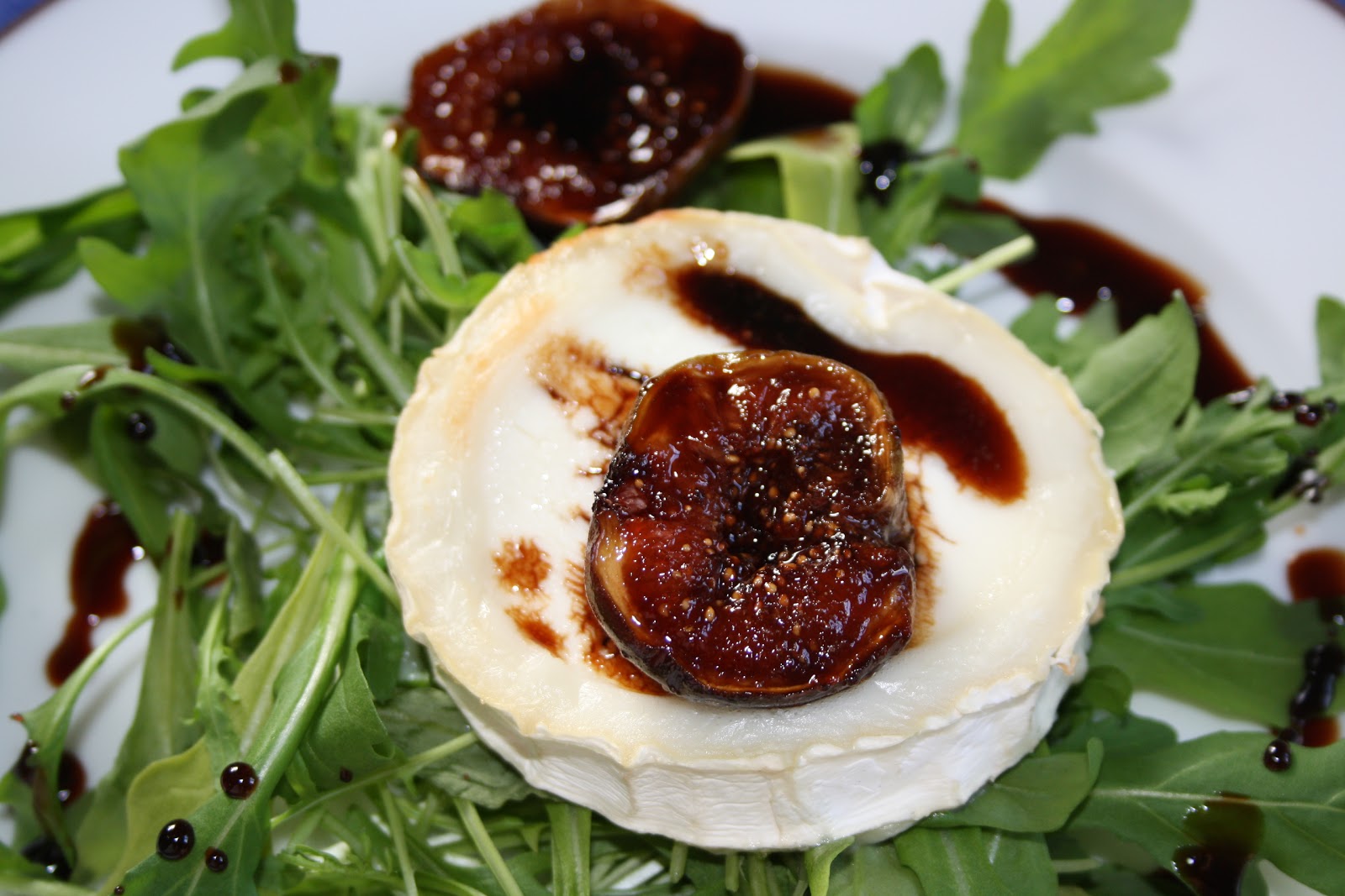 Vår slow food: Gratinerad getost med färska fikon