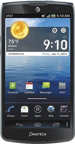 Pantech P9090 - Discover 4G Mobile Phone - Black (AT&T) - Mobile Phones ...