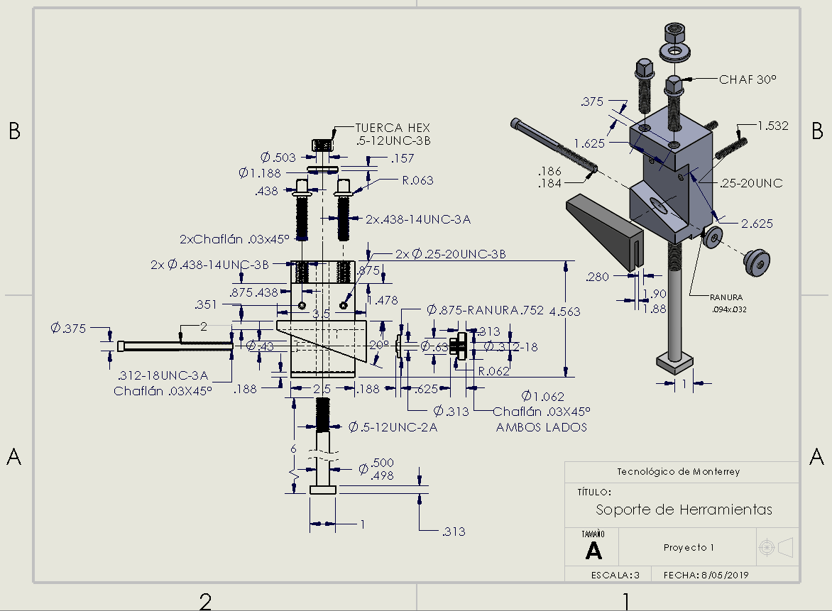 Sistema1 Plano y Ensamble