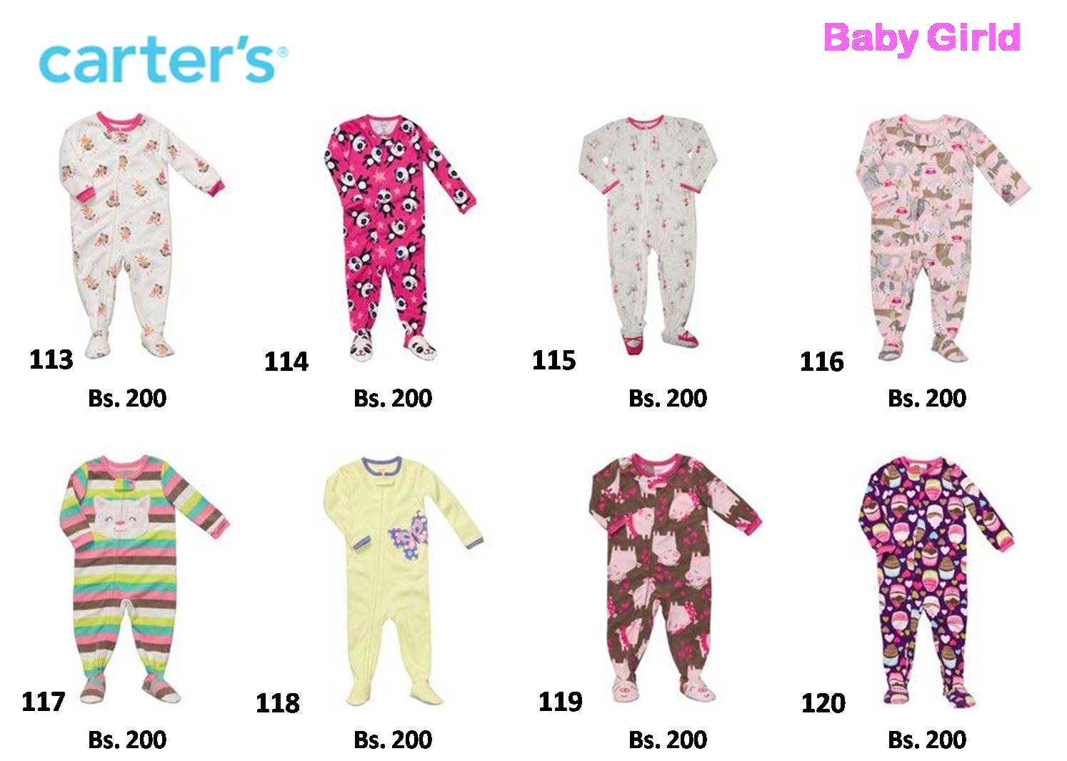 Venta de Ropa de niño marca Carter: Catálogo de Ropa de Niña