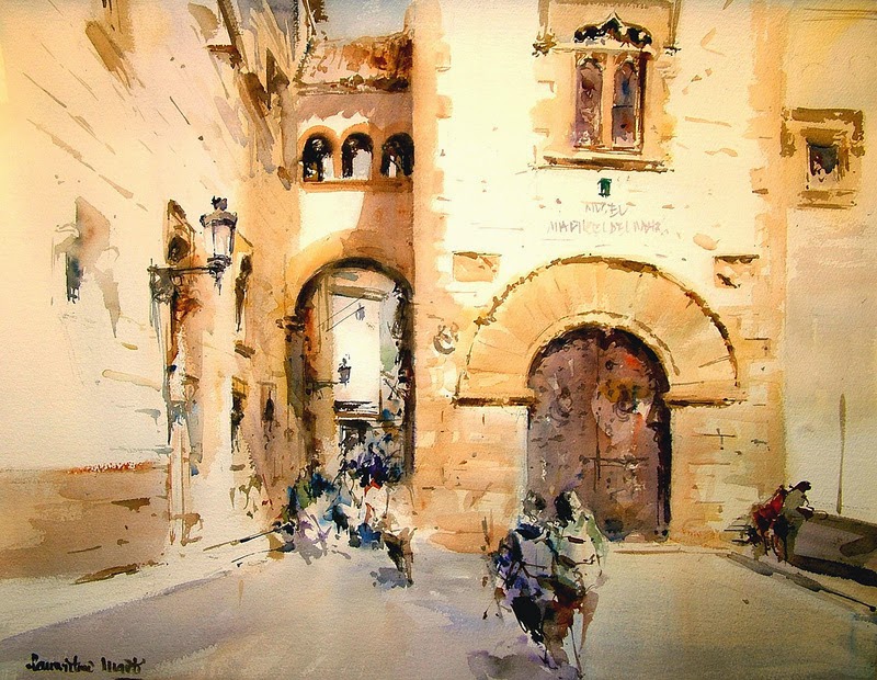 Laurentino Marti, 1946 ~ Watercolor painter | Tutt'Art@ | Pittura ...