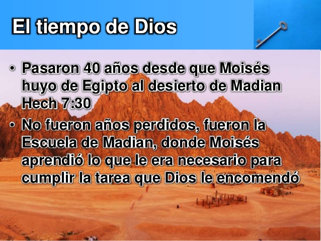 TEOLOGÍA DE MENOS A MAS: MOISES EDUCADO EN EL DESIERTO DE MADIAN