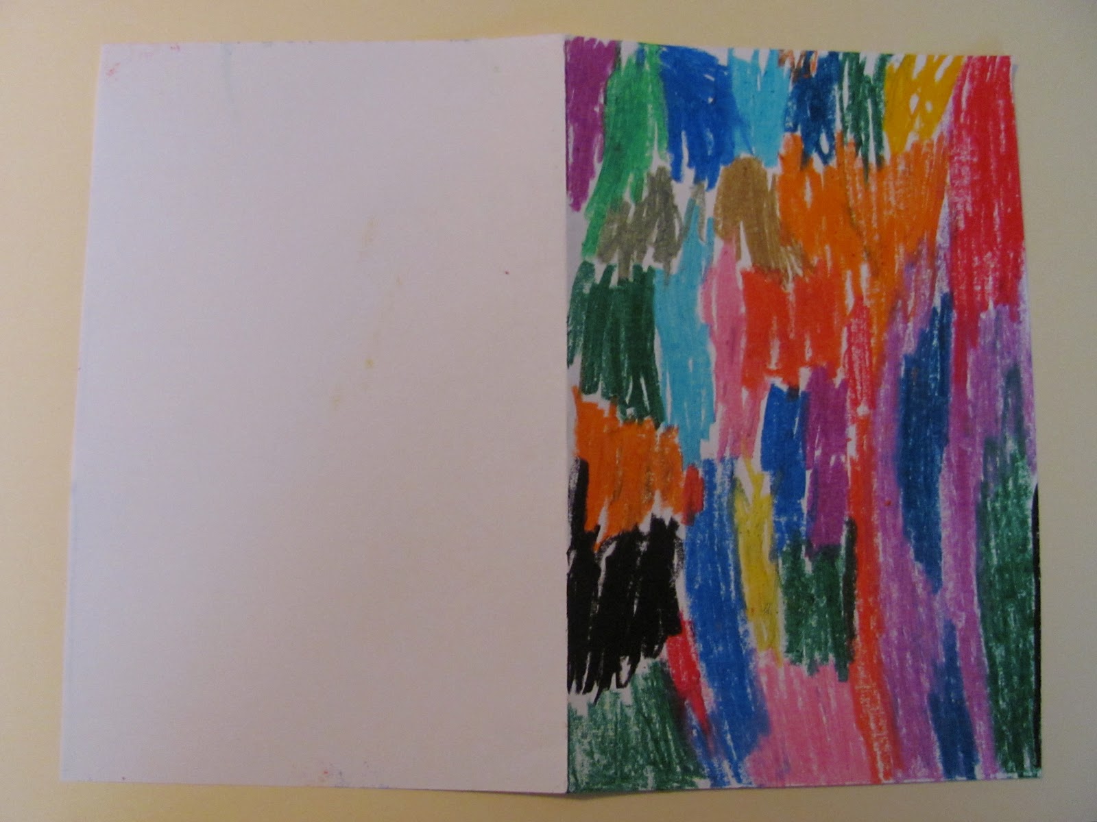 The Chocolate Muffin Tree: Rainbow Transfer Drawing