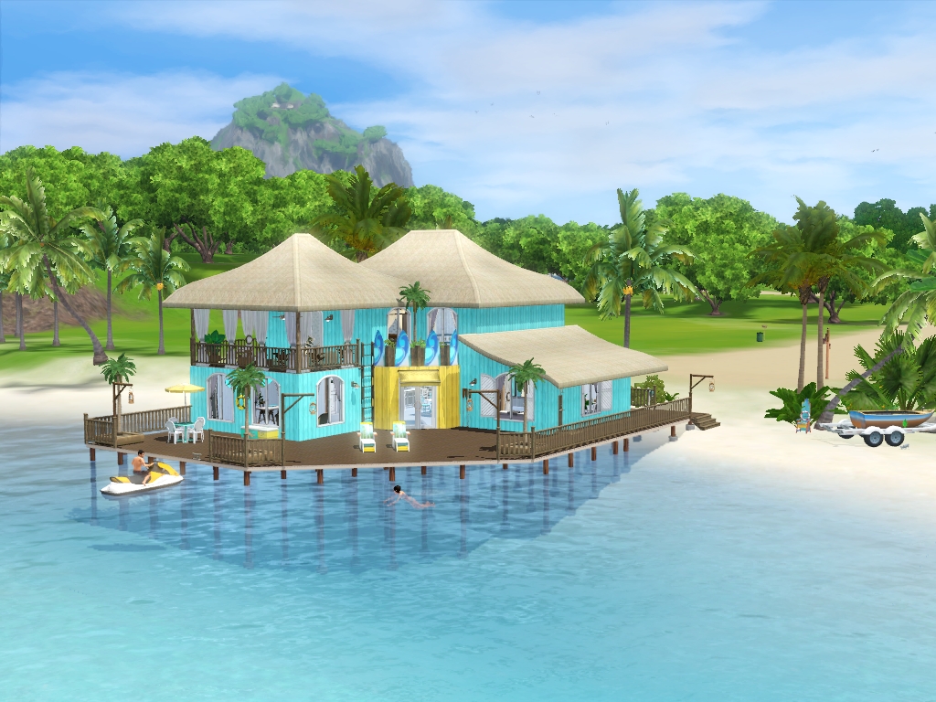 Light Sand - House The Sims 3 - Via Sims