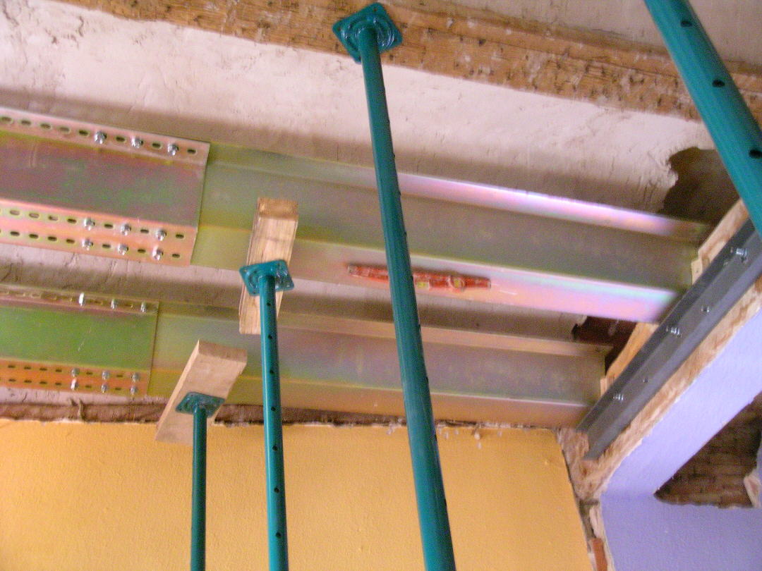 Bosco Hurtado, arquitecto: Refuerzo estructural. Refuerzo de forjado.