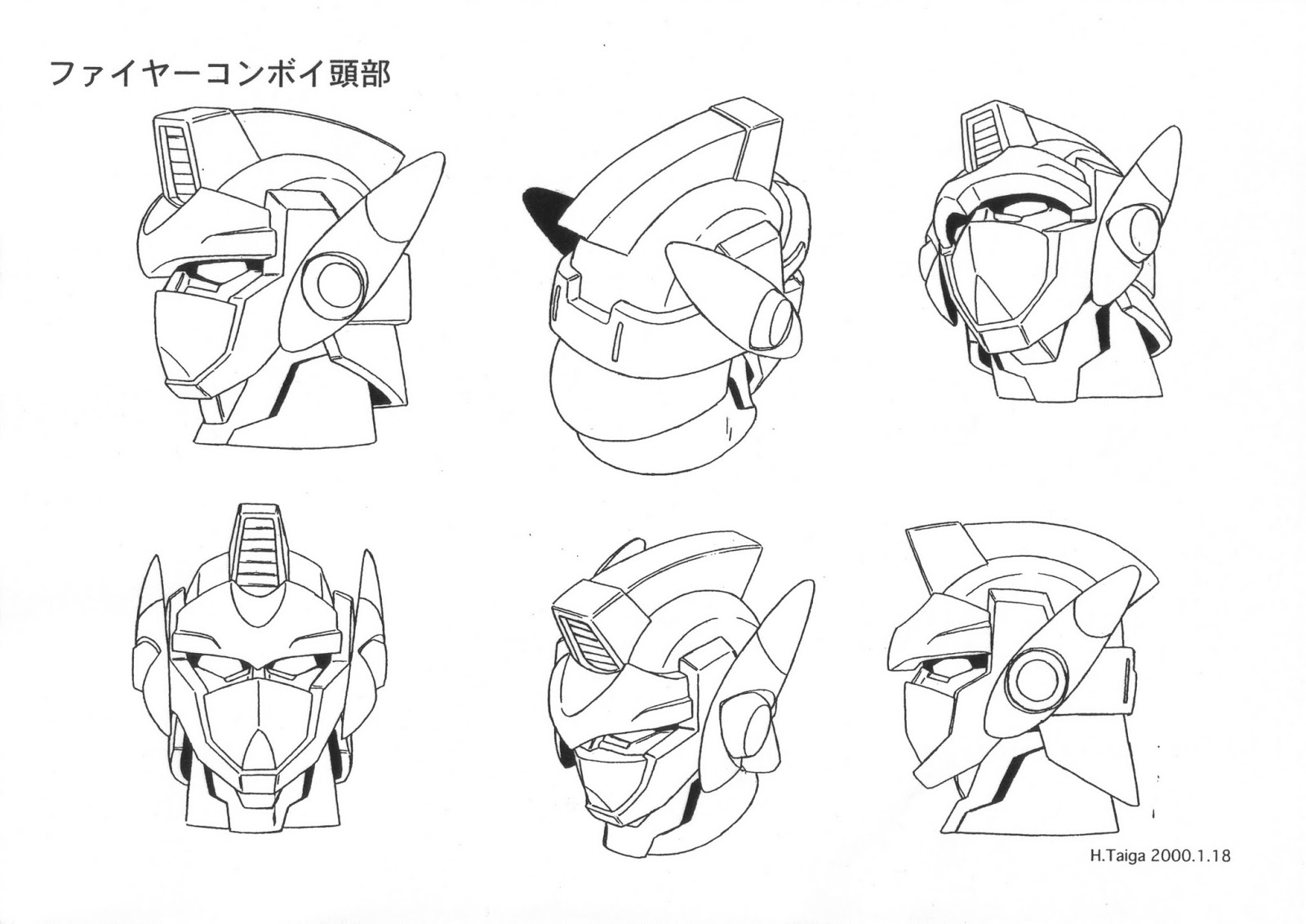 Car Robots Model Sheets