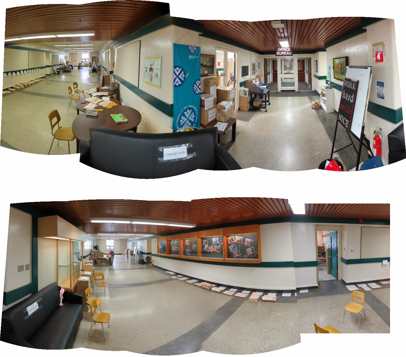 Gerald Saul: Last (panorama) looks inside Connaught School
