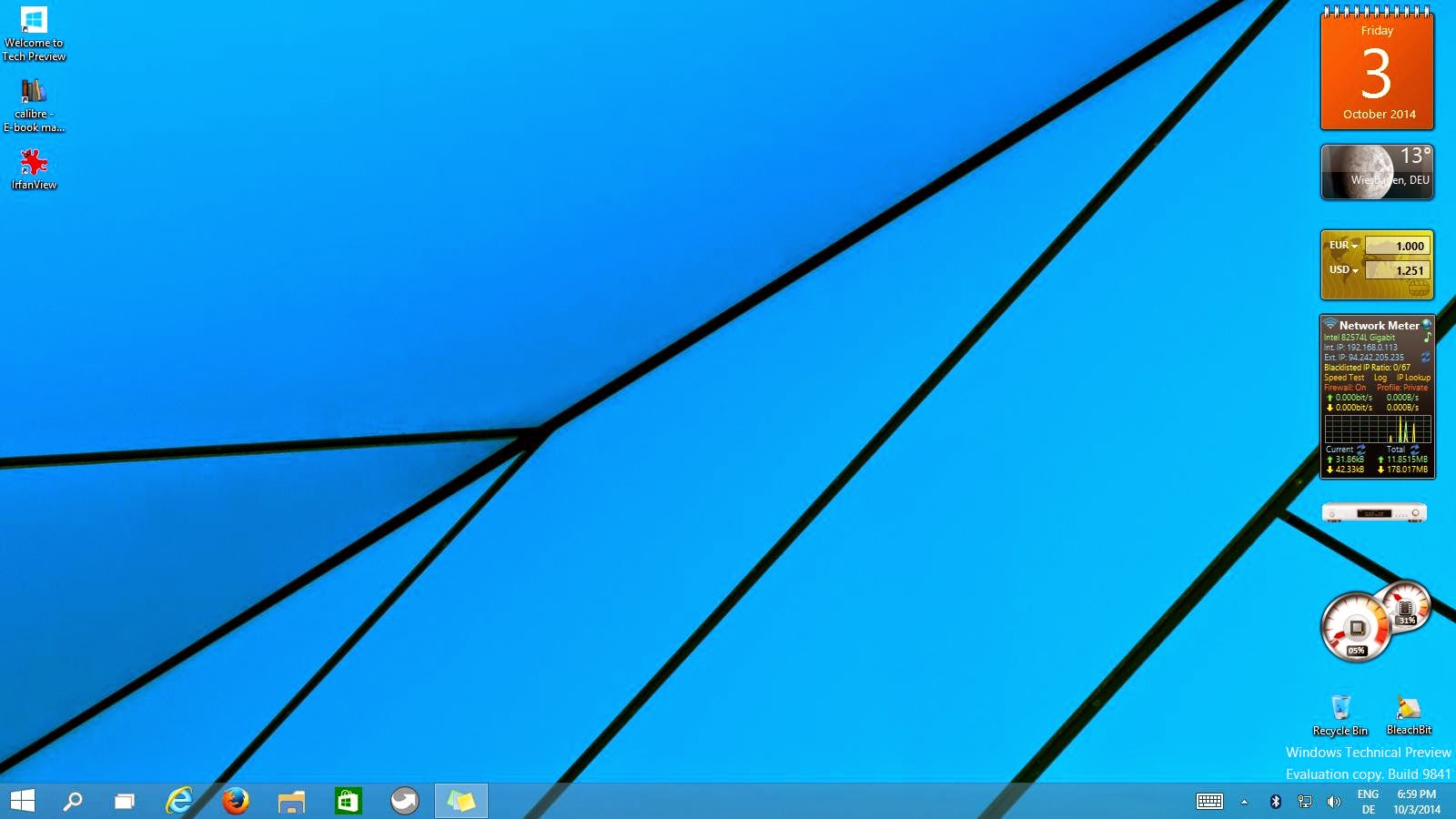 Mein Lenovo G700: Windows 10 (TP) ist da :)