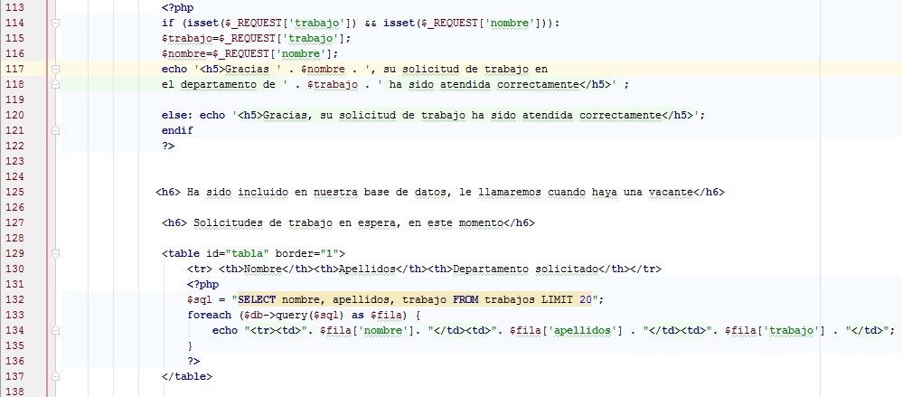 A Pie De Página (Web): Manejo de Base de Datos con PHP