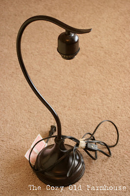 The Cozy Old "Farmhouse": $1 Edison Style Lamp