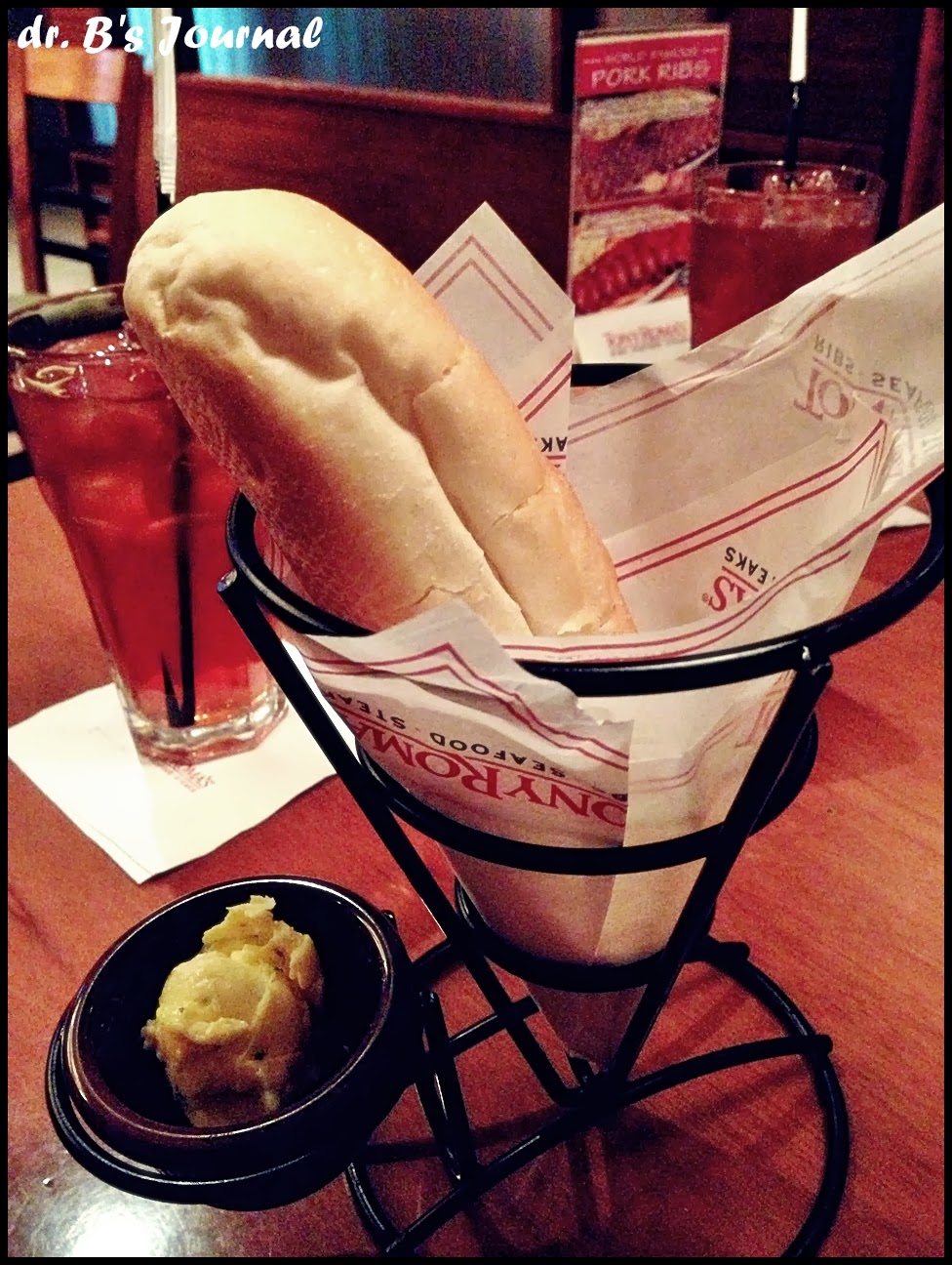 dr. B's Journal: Tony Roma's
