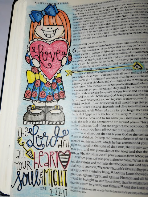 Melonheadz LDS illustrating: Bible Journaling