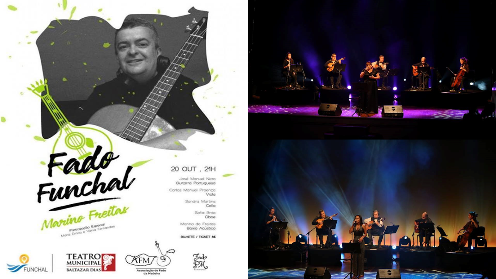 [AO VIVO] Vânia Fernandes no espetáculo «Fado Funchal» ao lado de ...