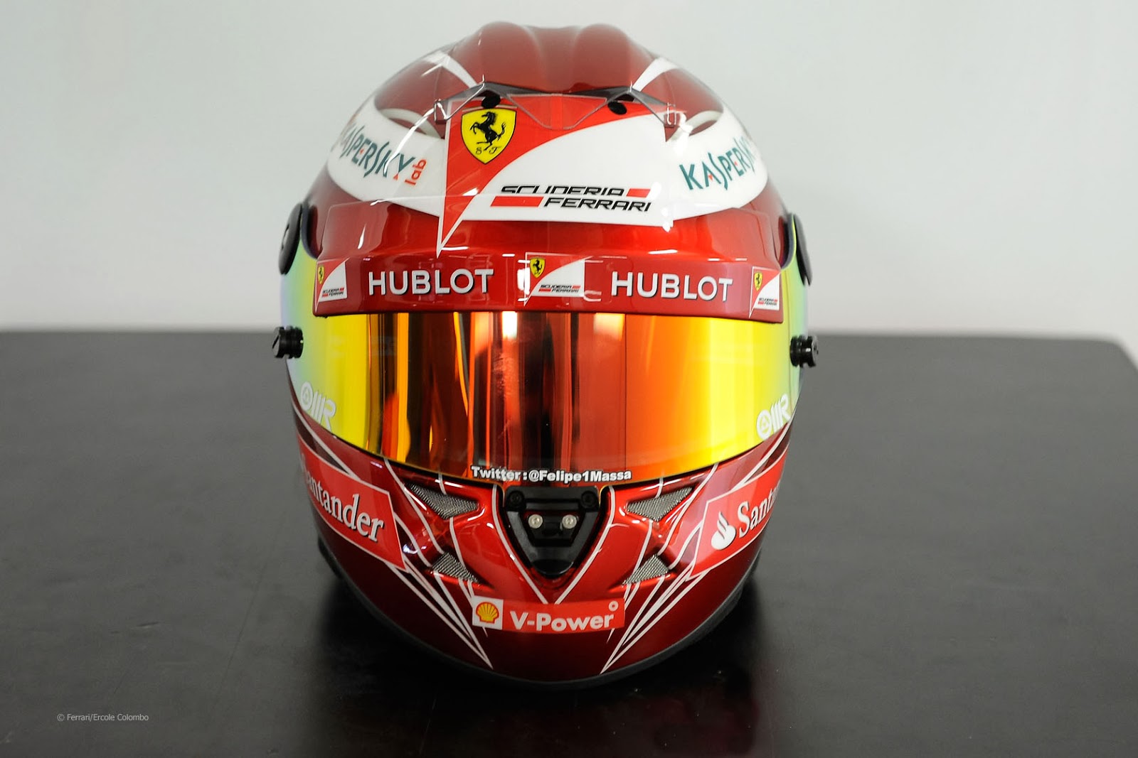 Racing Helmets Garage: Schuberth SF1 F.Massa Interlagos 2013 by Jens ...