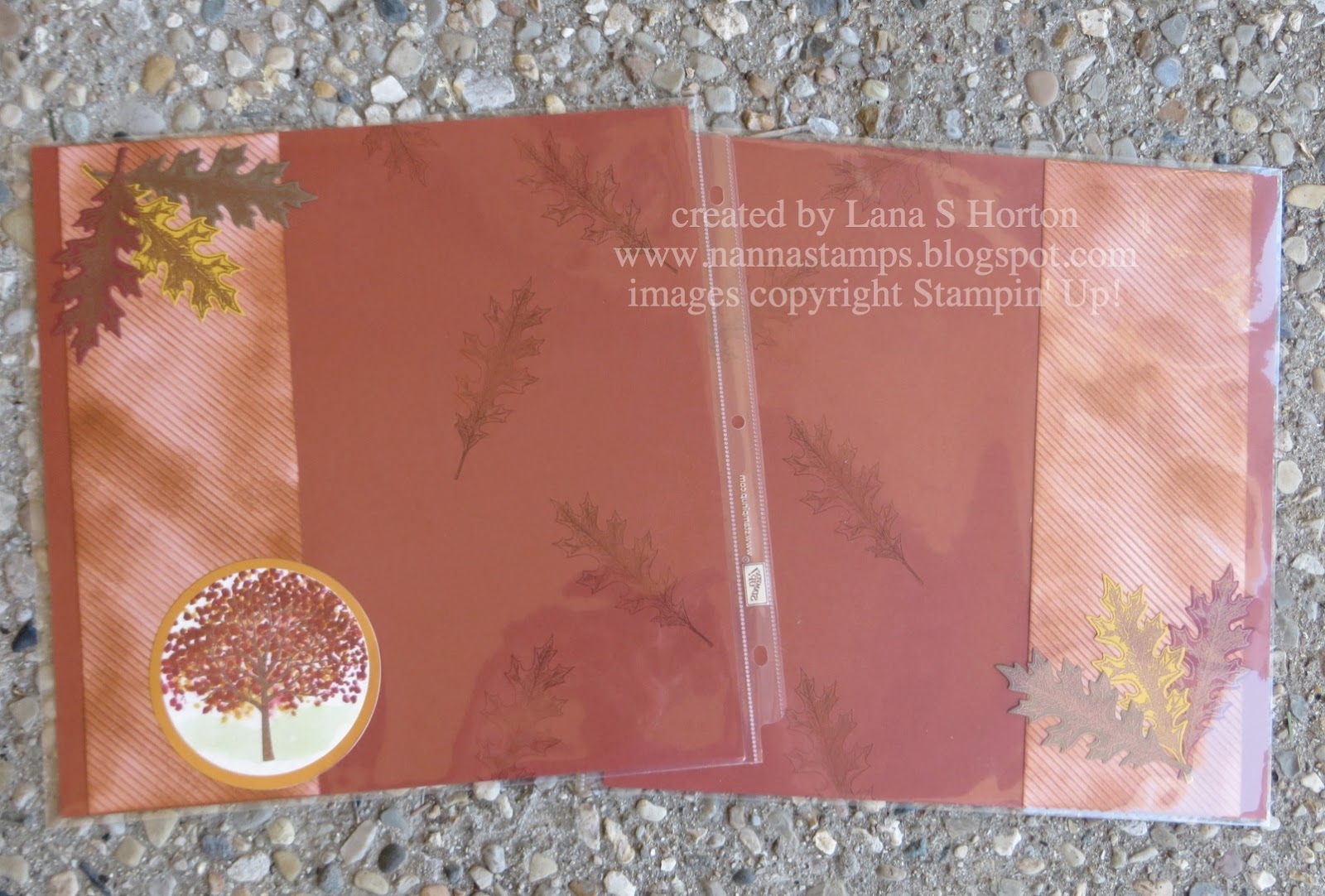 Stamping with Nanna: 3 Fall Layouts