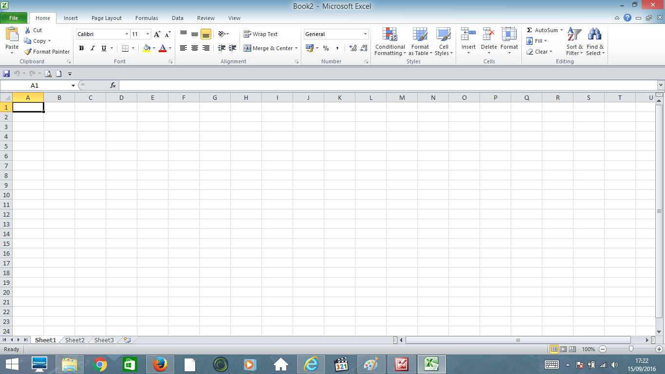Cara membuat Dokumen Baru Pada Excel 2010 - Belajar | Tutorial Office