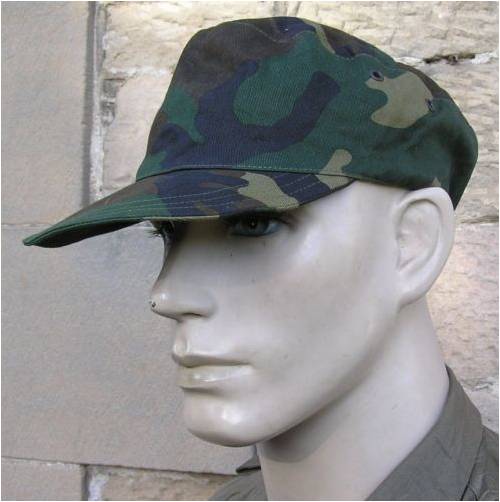 House of the Brave: Italian Army Woodland Camo Field Hat - New..!