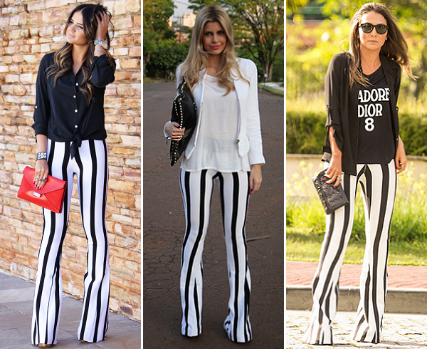 .:A Vida É Um Beijo:.: Striped Pants