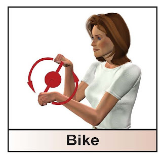 HearMyHands ASL: sign: BIKE