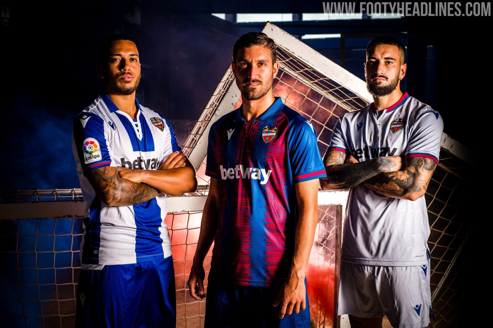 Unique Levante 19-20 Home, Away & Third Kits Released - Footy Headlines