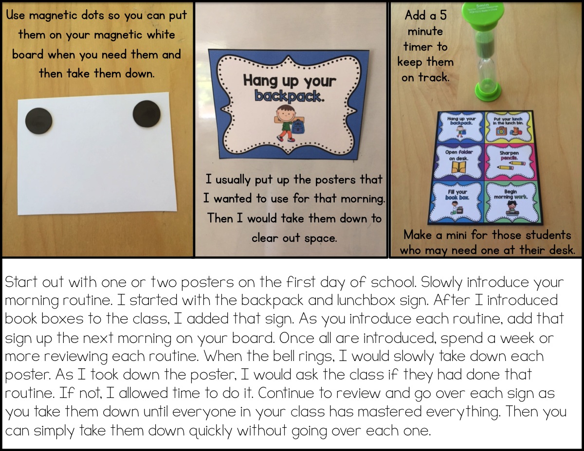 Primary Chalkboard: Establishing Your Morning Routine and Classroom Jobs