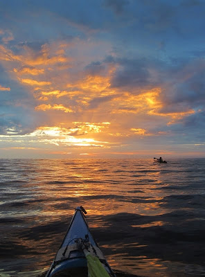 Kayaks across Bass Strait: Hogan Island