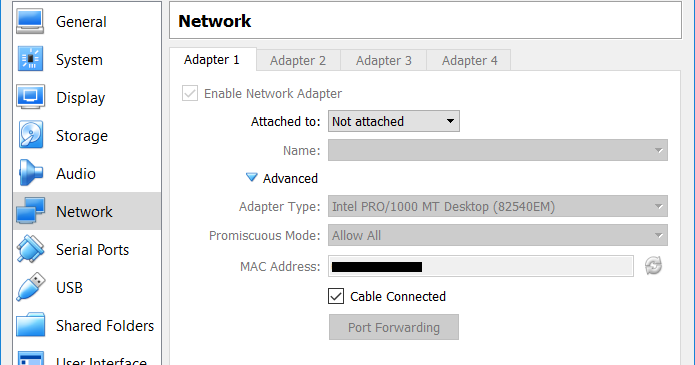 How to emulate No Internet connection on Guest Windows OS in VirtualBox | My Public Notepad