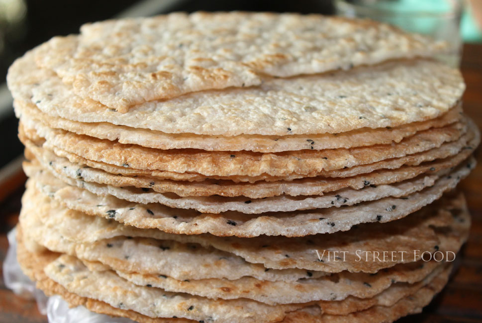 Viet Street Foods: Rice cracker (bánh tráng)