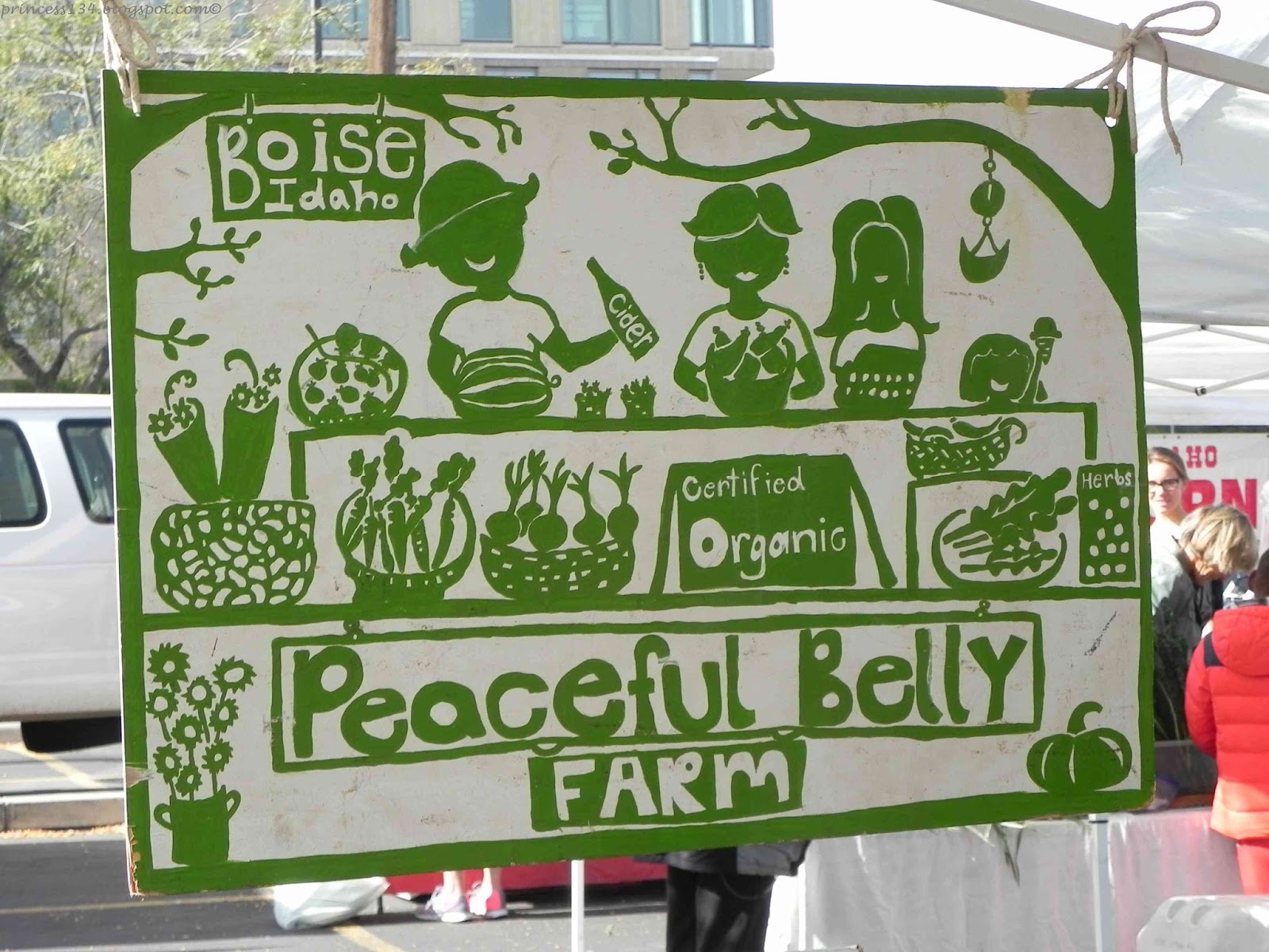 Princess auf Reisen: Farmers Market, Boise, Idaho