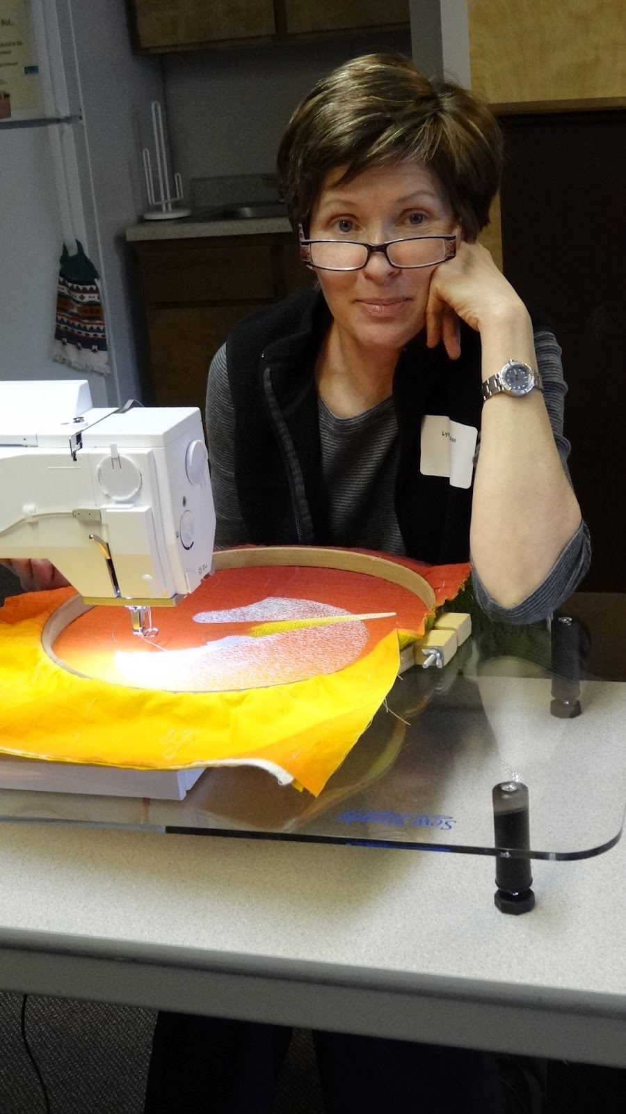 Barbara Shapel: Clark County Quilters Thread Painting Class