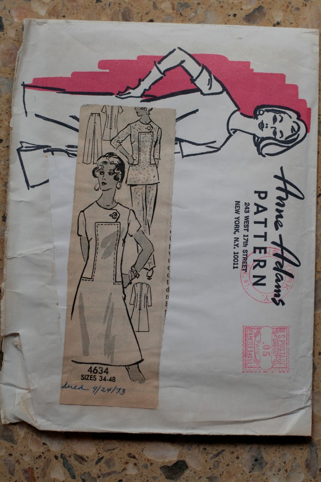 Results of the FBA revelation: vintage Simplicity 7530 in Kokka border ...